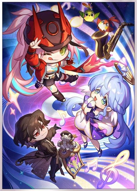 HSR Light Cones ý tưởng hình ảnh nghệ thuật anime