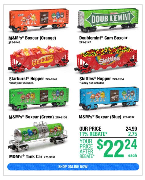 Menards O Gauge Mandms Gondola With Figures Milled