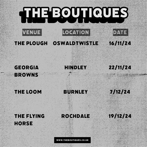 The Boutiques 🎶 The Boutiques Final Gigs Of 2024 🎶 Were Wrapping