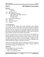 Exploring ASP Components Database Connectivity Course Hero Exploring ASP Components Database Connectivity Course Hero