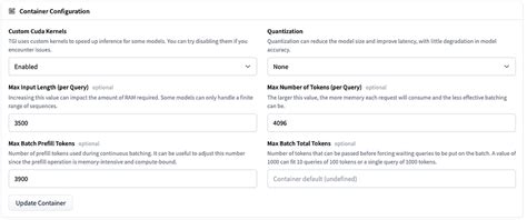 Model Configuration In New Inference Endpoints Page Inference Endpoints On The Hub Hugging