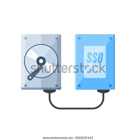 Hard Disk Drive Hdd Solid State Stock Vector Royalty Free 2260235165 Shutterstock