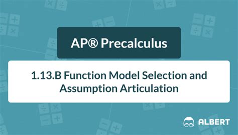 Domain Restrictions And Function Model Assumptions Albert Resources