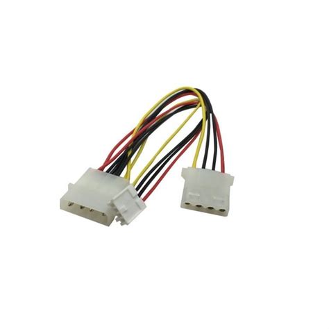 Evercool Molex to 4 pin Molex and 4 pin FDD connector EC-DF012 - Shiny ...