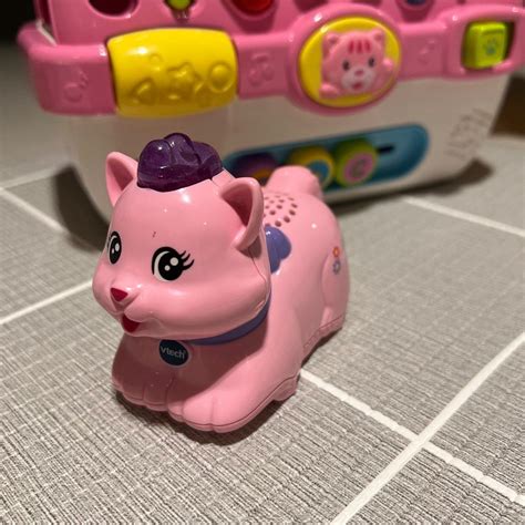 Vtech Cosy Kitten Carrier And Go Go Smart Animals Kitten Cat Like