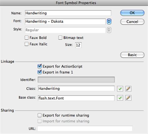 Embedding Fonts For Components In Flash