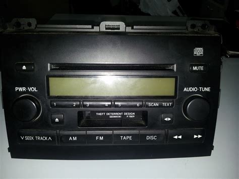 Магнитола штатная Тойота Прадо 120 — Toyota Land Cruiser Prado 120 Series 2 7 л 2004 года