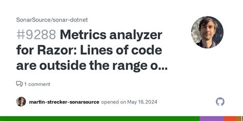 Metrics Analyzer For Razor Lines Of Code Are Outside The Range Of The File · Issue 9288