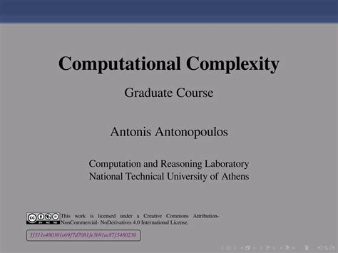 Computational Complexity Complexity Classes Pdf Web Development