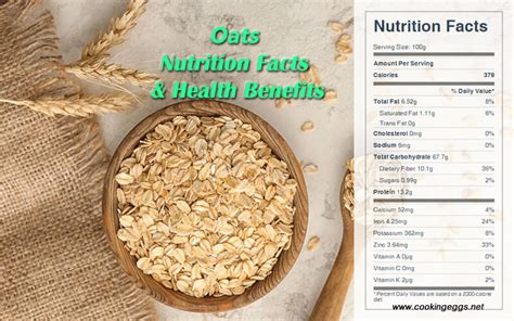 Oats Nutrition Facts And Health Benefits Cookingeggs