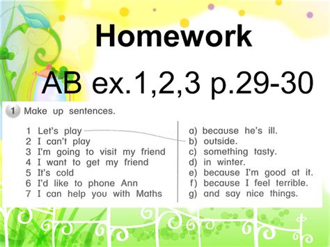 Копилка учителя Страницы урока английского языка 4 класс