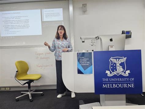 Anne Sutherland Launched The Guest Lectures Series In My Melbourne Law School Jd Mediation