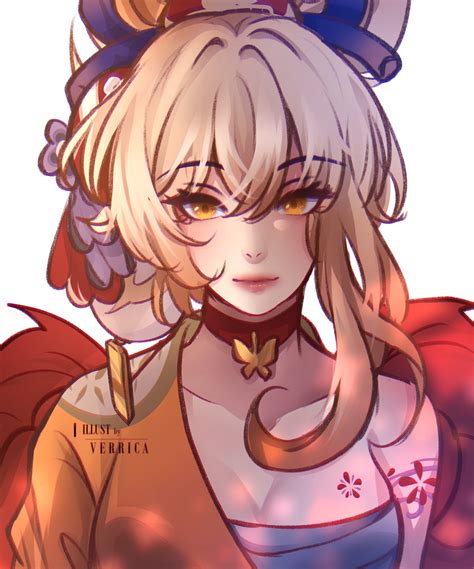 Yoimiya Genshin Impact Drawn By Verriica Danbooru