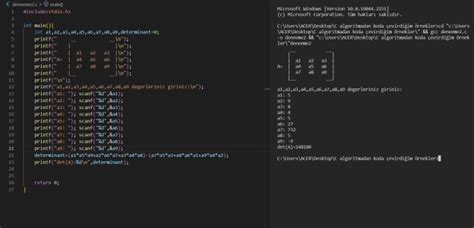 Write Software Projects And Algorithm Code In C Language By Iibrahimkoc
