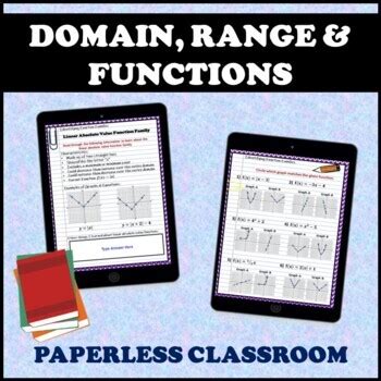 Identifying Function Families Digital Interactive Notebook TpT