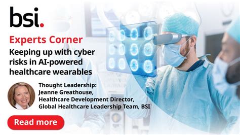 Bsi Healthcare On Linkedin Cyber Risks In Ai Powered Healthcare Wearables
