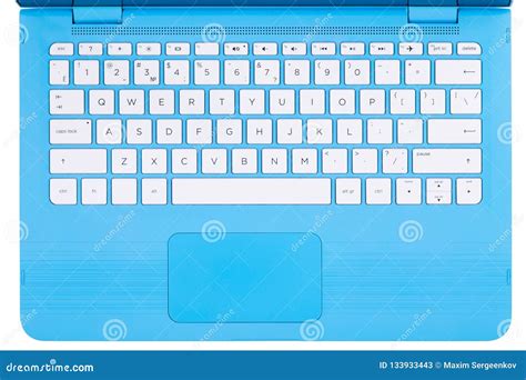 Keyboard Of Laptop Top View Stock Image Image Of Button Connection