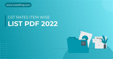Hsn Code List And Gst Rates 2022 Updated