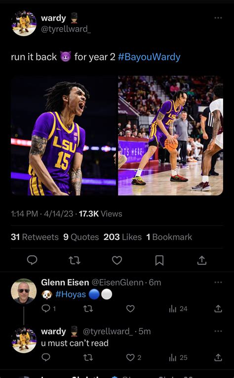 Tyrell Ward Coming Back To Lsu For Another Season Tiger Rant