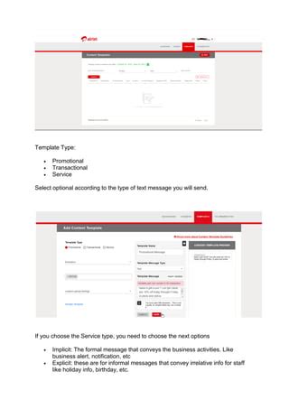 AirTel DLT Registration Pdf Internet Computing