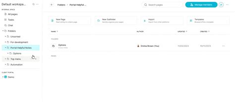 Folders And Subfolders Fusebase