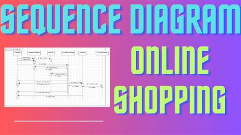 Q6 Sequence Diagram For Online Shopping System Youtube