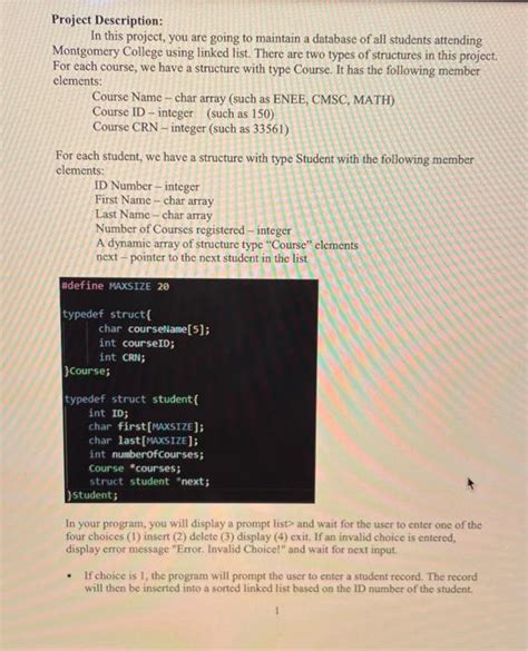 Solved Project Description In This Project You Are Going