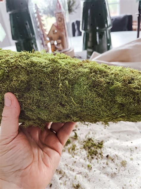 How To Make A Moss Christmas Tree White Lilac Farmhouse