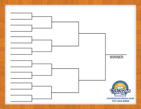 16 Team Cornhole Tournament Bracket 12 Bracket Template 16 Bracket