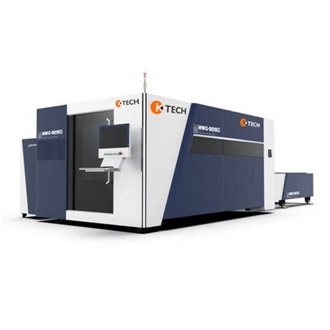 Automatic 1kw Double Pallet Closed Body Fiber Laser Cutting Machine At