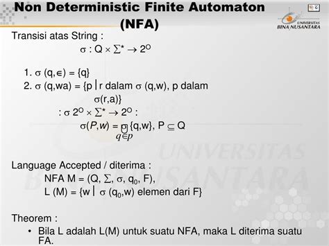 Ppt Pertemuan 2 Finite Automata Dfa And Nfa ‏ Powerpoint Presentation Id 4387967
