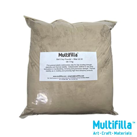 Ball Clay Powder Mae Vit W 5kg Multifilla