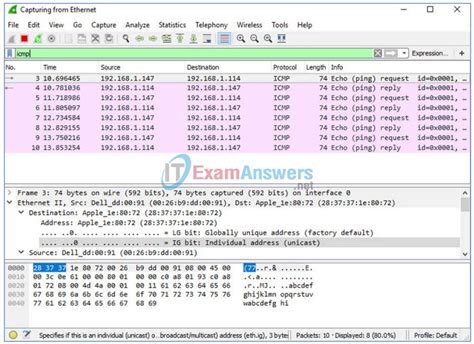 3412 Lab Using Wireshark To View Network Traffic Answers