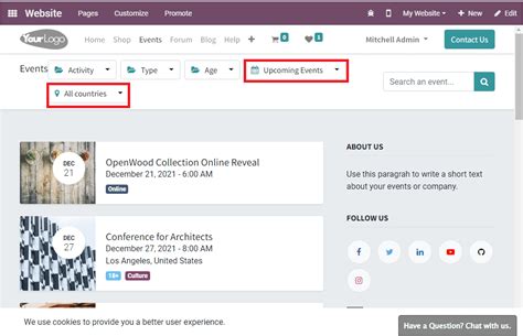 Customize Menu In Odoo 15 Website Odoo V15 Enterprise