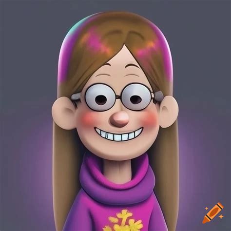 Portrait Of Mabel Pines In High Resolution Detail On Craiyon