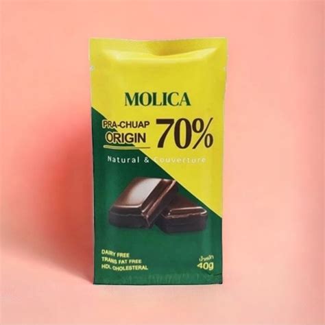 ฤดูร้อน 40g Molica Craft Chocolate70 Milk Free Bean To Bar คราฟ