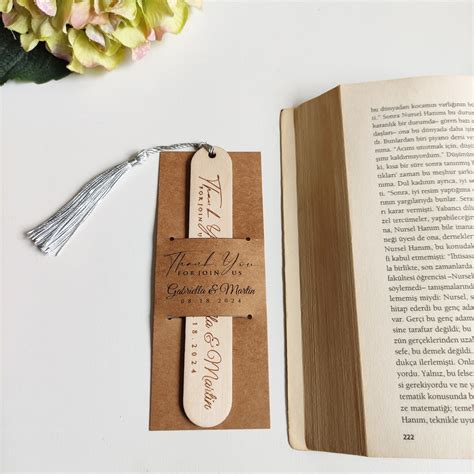 Personalized Wooden Bookmarks Unique Ts For Readers With Tassel