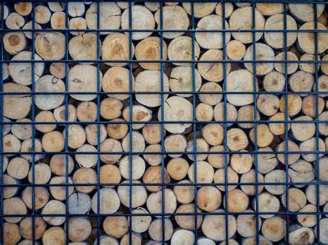 Premium Photo Full Frame Shot Of Log Stack