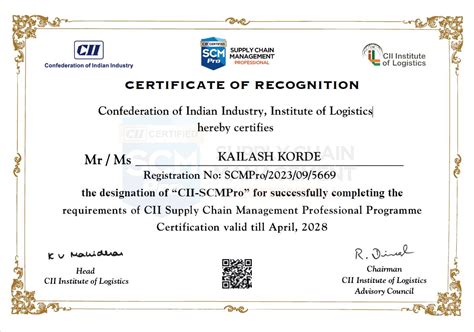 Kailash Korde On Linkedin Certification Supplychain Careers Technology 45 Comments