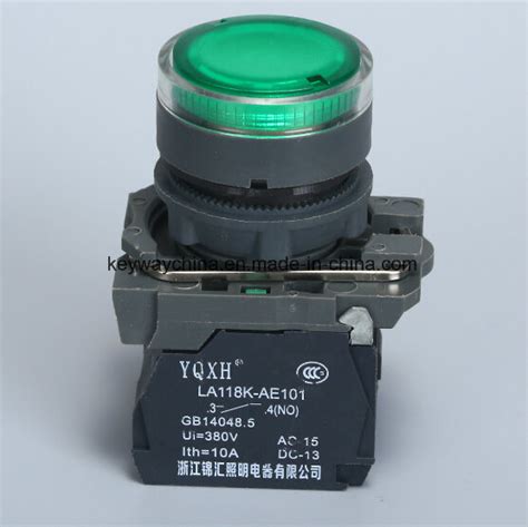 Keyway 22mm Illuminated Push Button Switch Push Button Switch And Push Button Switches