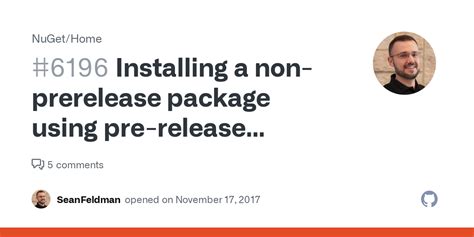 Installing A Non Prerelease Package Using Pre Release Dependencies Fails Installation When