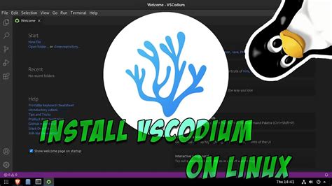Install Vscodium On Linux Youtube