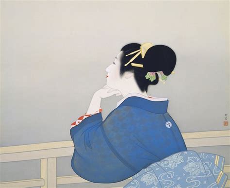 無料絵画 上村松園 待月 1944 パブリックドメインQ著作権フリー画像素材集 Uemura shōen Adachi