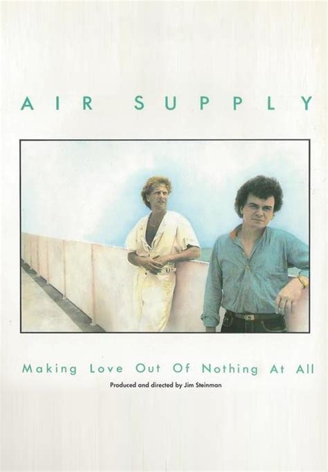 Air Supply Making Love Out Of Nothing At All Vídeo Musical 1983