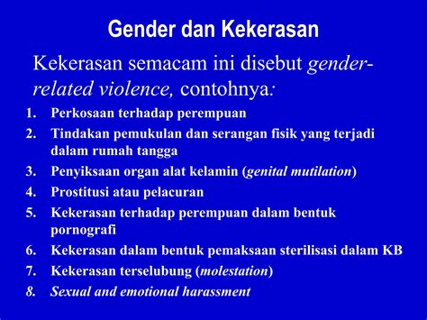 Kajian Terhadap Materi Sex Dan Gender Ppt