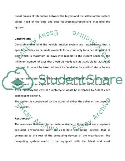Systems Analysis Design And Development Object Oriented Using Uml Term Paper