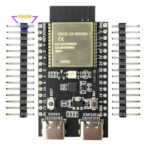 Esp32 C6 Devkitc 1 N4 Esp32 C6 Bảng Mạch Phát Triển Bảng Lõi Risc V Esp32 Mô đun Wifi Type C