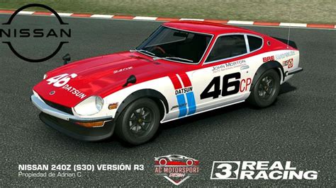 Livery For Real Racing 3 Nissan 240z R3 46 Bre Datsun Disenos De