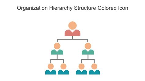Organization Hierarchy Structure Colored Icon In Powerpoint Pptx Png And Editable Eps Format Ppt