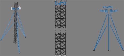 A A Three Dimensional View Of The Antenna Truss Structure With 154